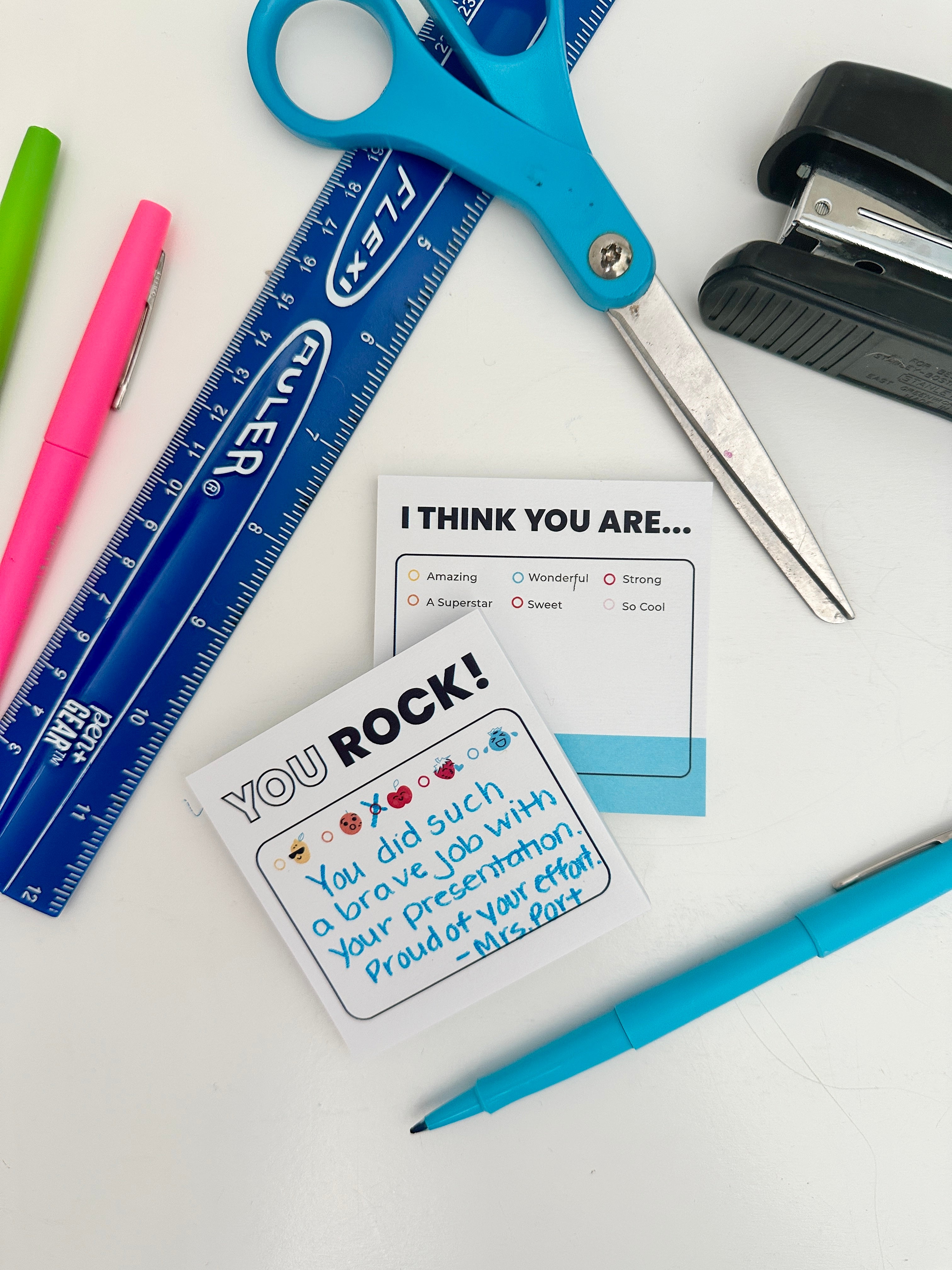 Simple Purposeful Living Happy Notes | Positive Affirmation Sticky ...